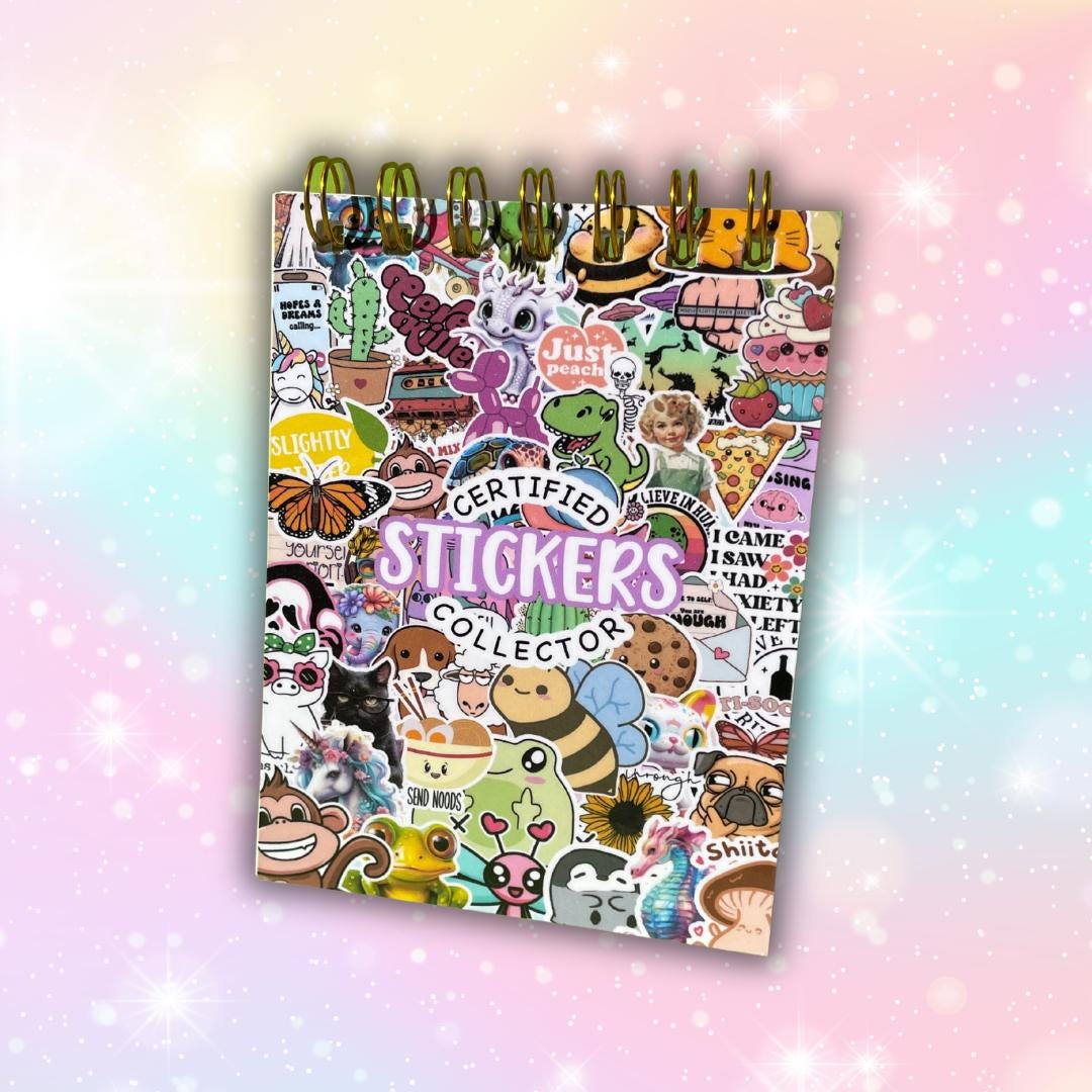 Mini Reuseable Sticker Album Sticker Collector Book Stickerbomb Sticker ...
