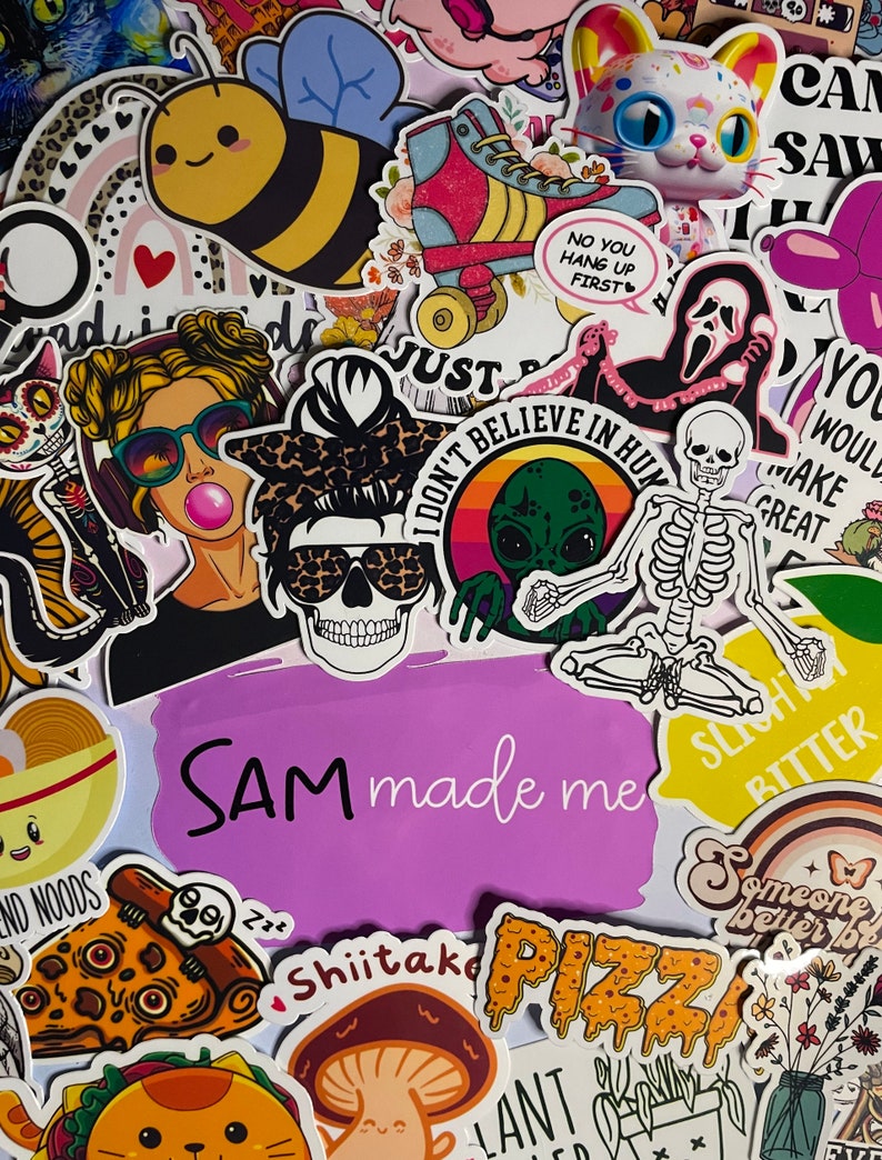 Note to Self, You Are Enough Vinyl Sticker, Cute Bright Sticker, Water ...