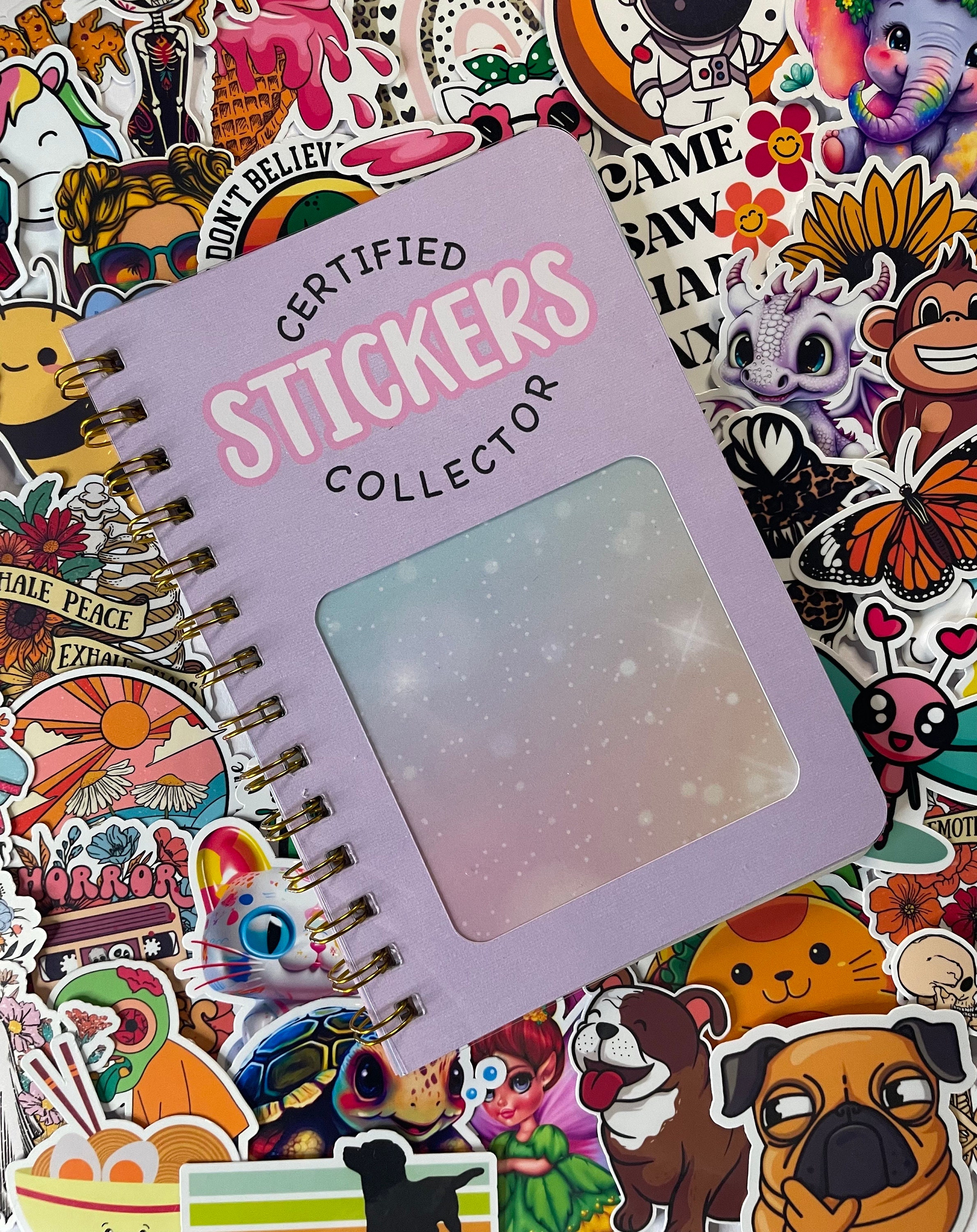 Reuseable Sticker Album Sticker Collector Book Sticker Lover - Etsy ...