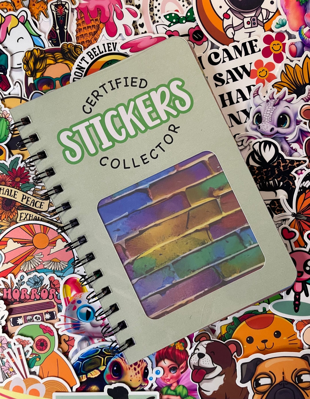 Reuseable Sticker Album Sticker Collector Book Sticker Lover Fun Gifts ...