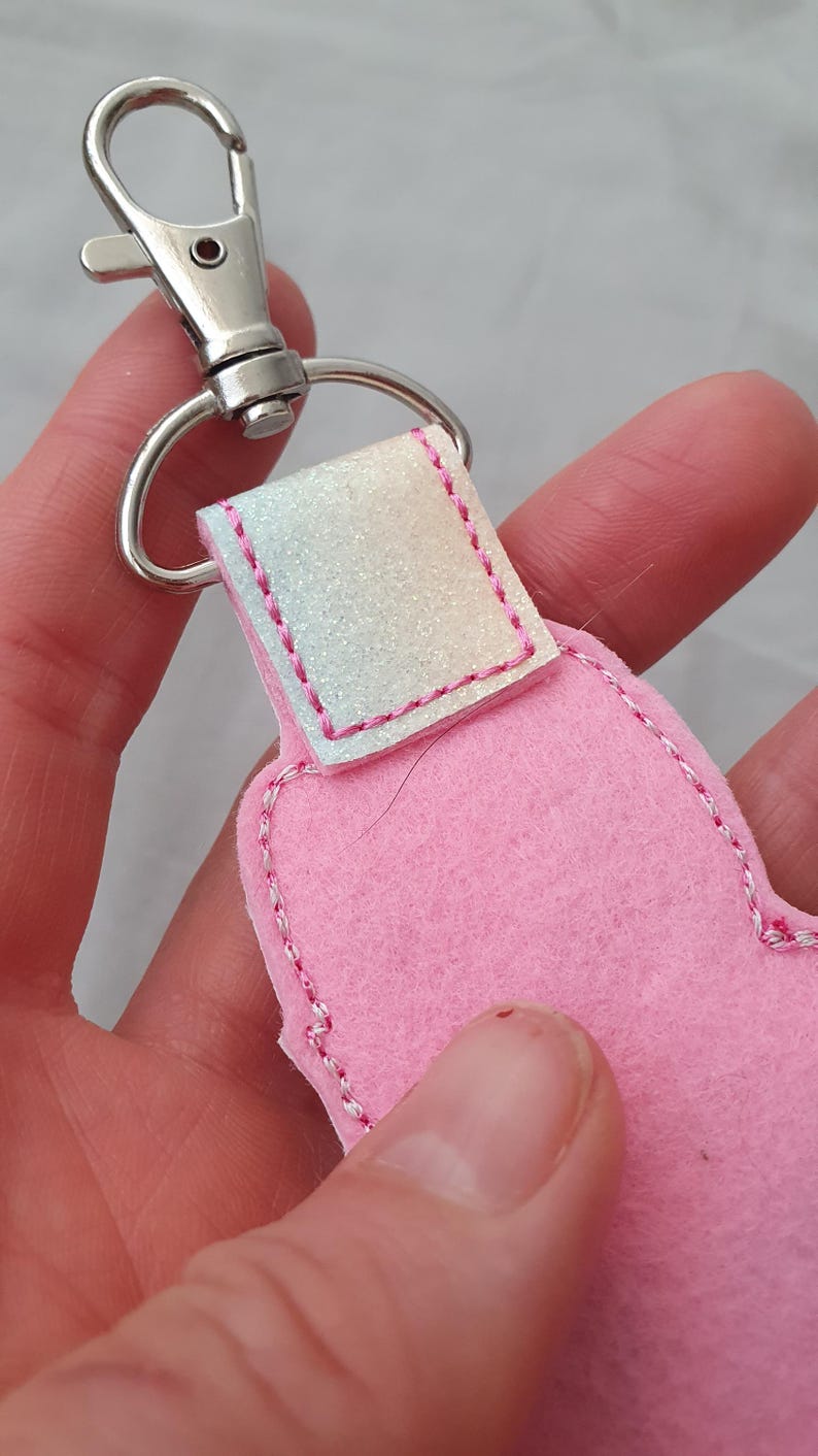 ITH Monster Elf Embroidery Design: Labubu Style Keychain, 5x7 Hoop ...