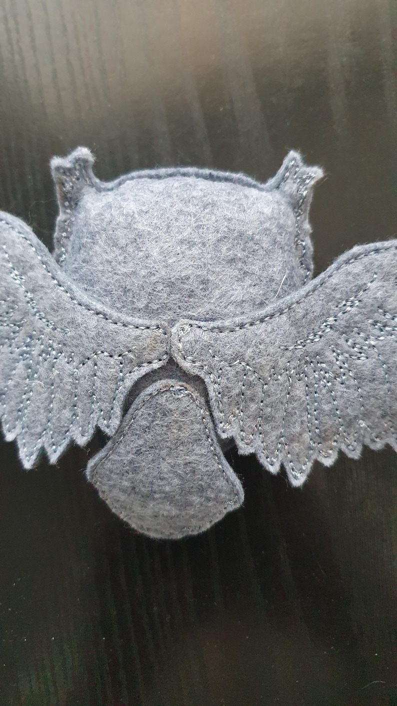 ITH Halloween Owl Felt Plushie Machine Embroidery Design 4x4 Hoop ...