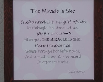 Miracle Baby Poem - Etsy