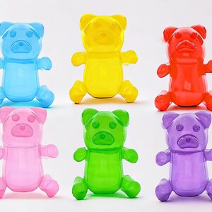 Giant Inflatable Gummy Bear Party Prop Whimsical Candy-themed ...