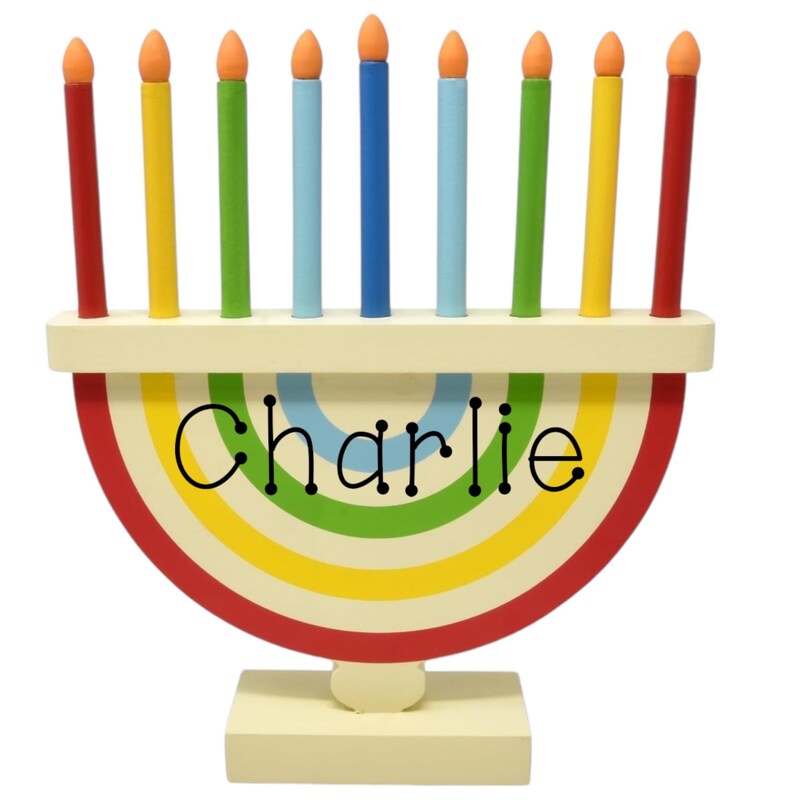 Wooden Menorah - Etsy