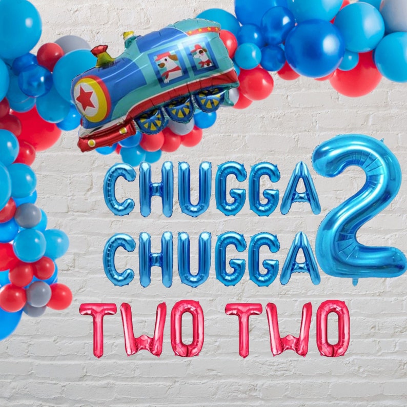 Chugga Chugga Two Two Train Themed 2nd Birthday Thomas Train Second ...