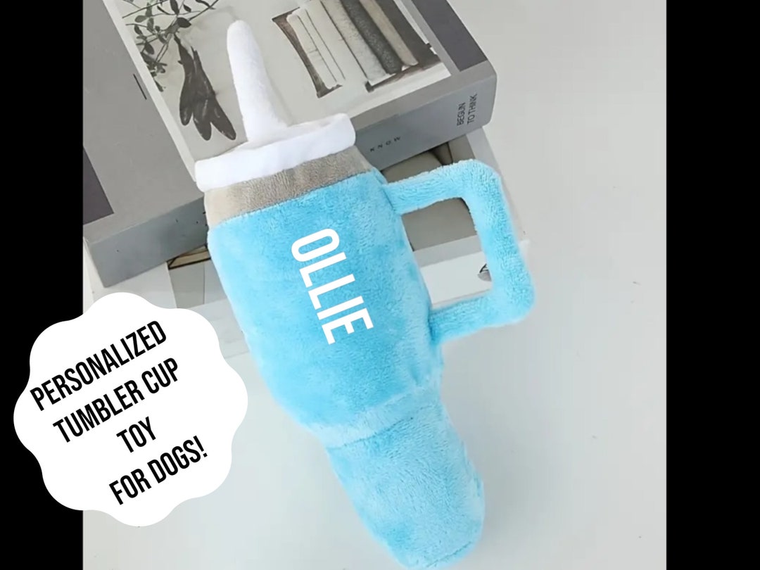 Dog Stanley Tumbler Cup Toy - Dog Toy Personalized With Name - Custom ...