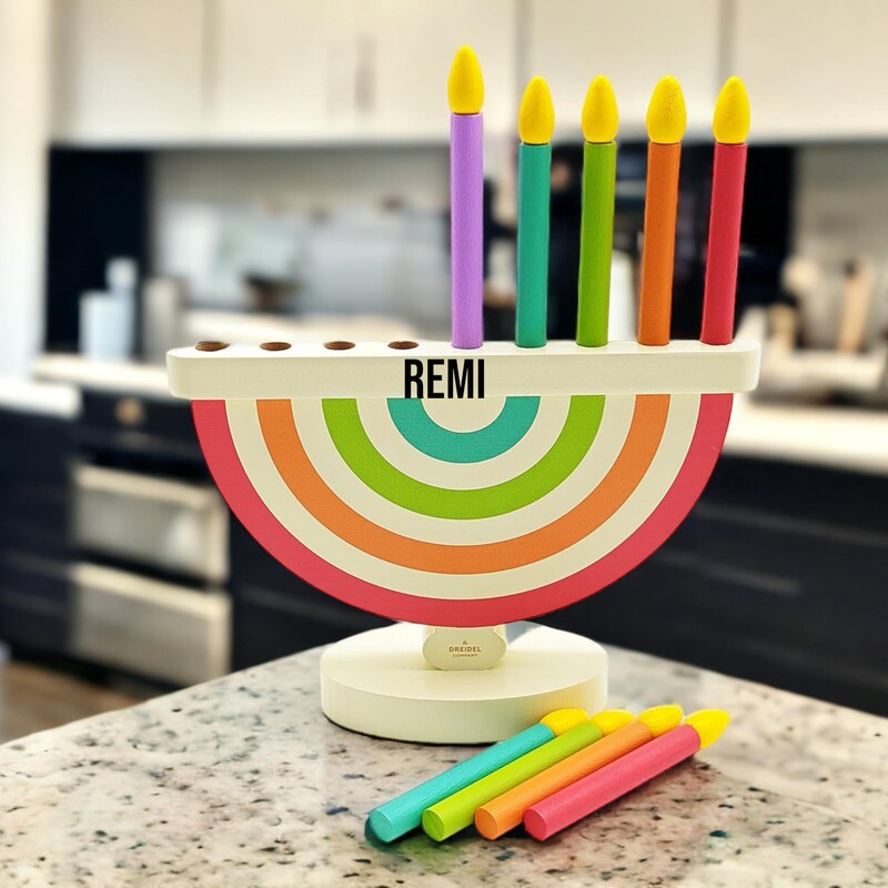 Wooden Menorah - Etsy