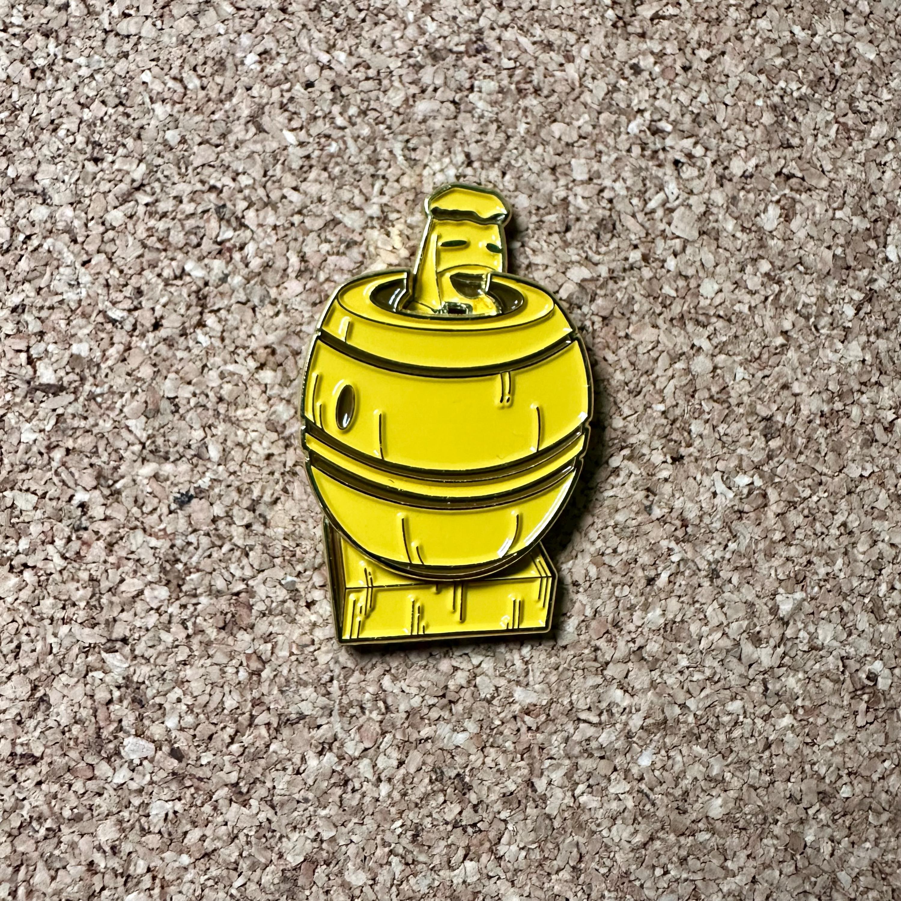 Quirky Barrel Man Enamel Pin - Hilarious Filipino Collectible - Etsy