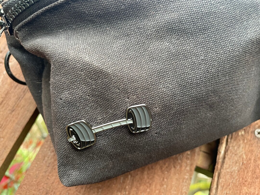 Barbell Pin Fitness Gym Pin Gift for Him Cute Gift for Her Display ...