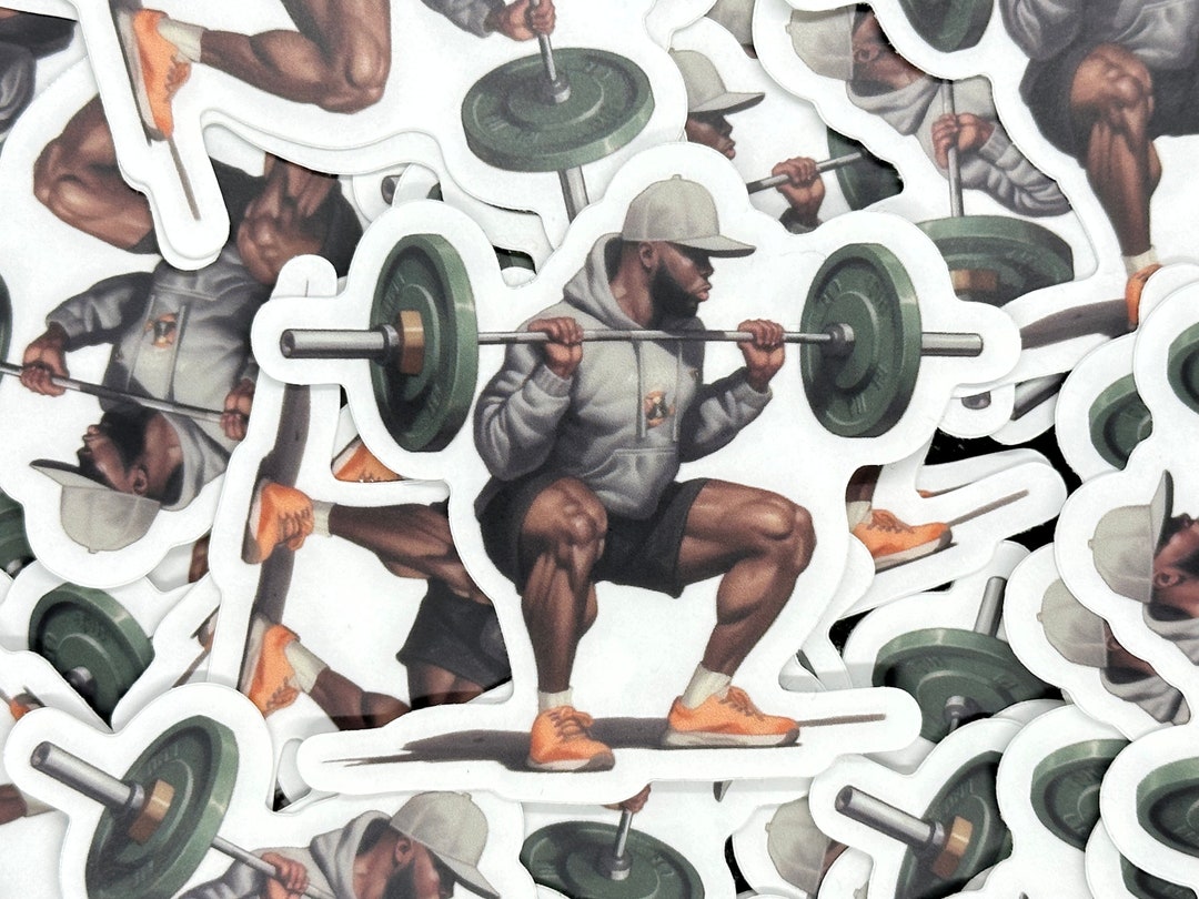 Gym Squat. Funny Stickers Motivational Stickers Laptop Decals - Etsy