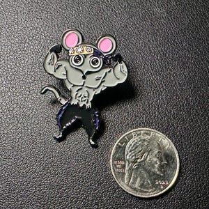 Unique Enamel Pin Featuring Muscle Mice - Anime Inspired Design - Etsy