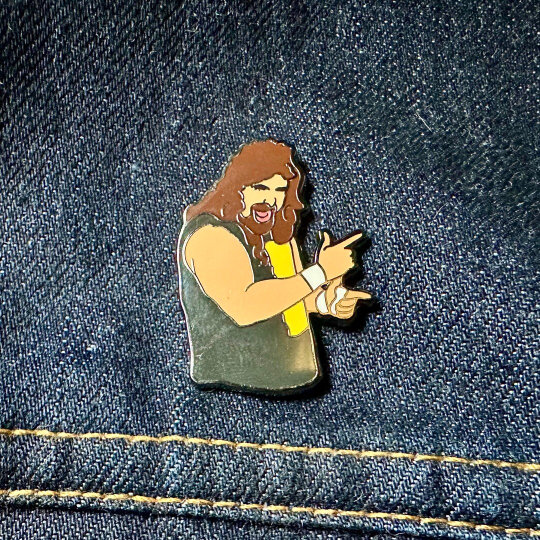 Wrestling Collectible Pin, Joke Pin, Wrestling Fan Pin, Gift for Him ...