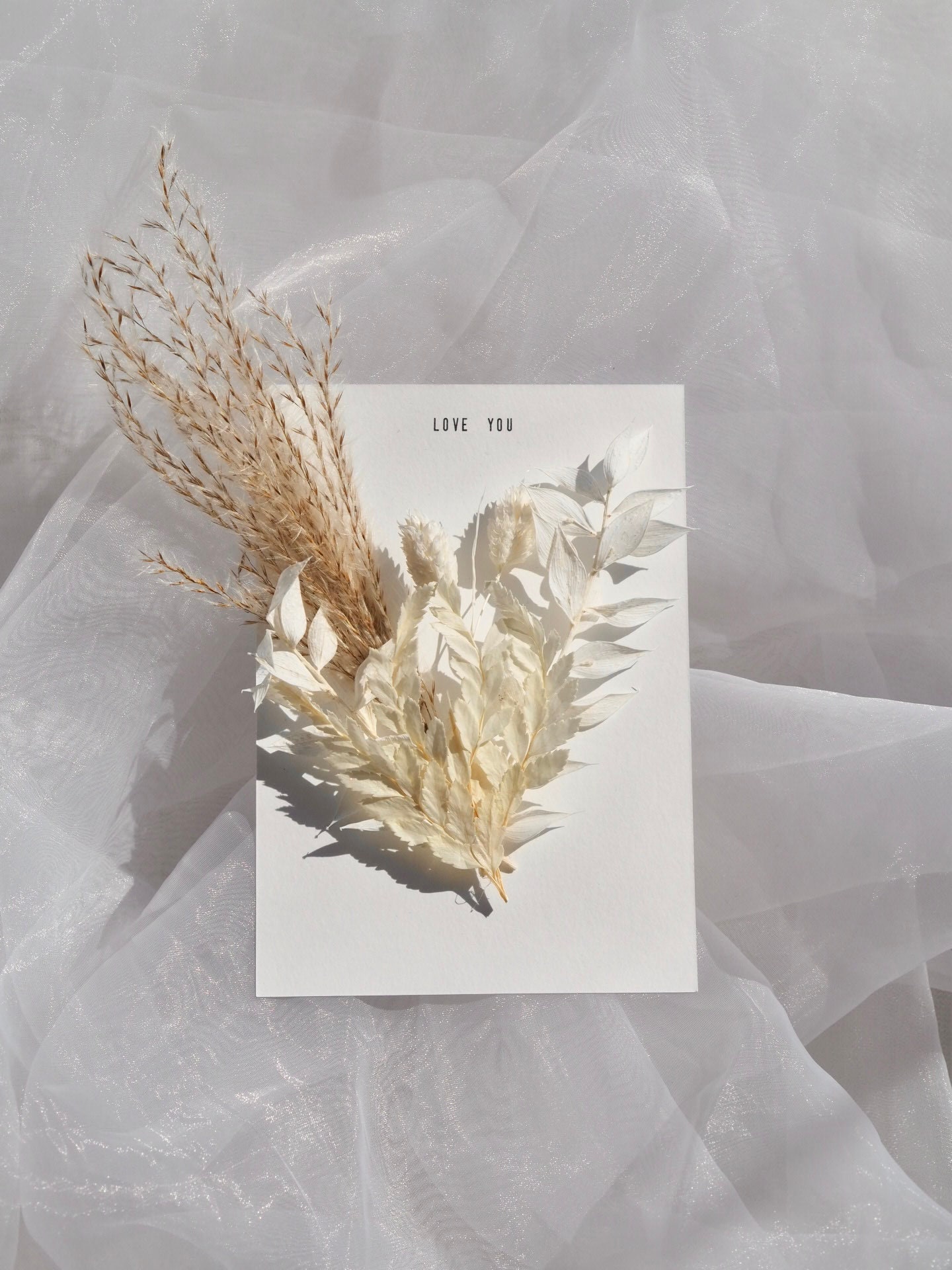 Dried Flower Greeting Cards | Birthday Card | Thank You Card | Dried ...
