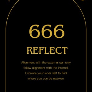 666 Angel Numbers Poster Night - Etsy