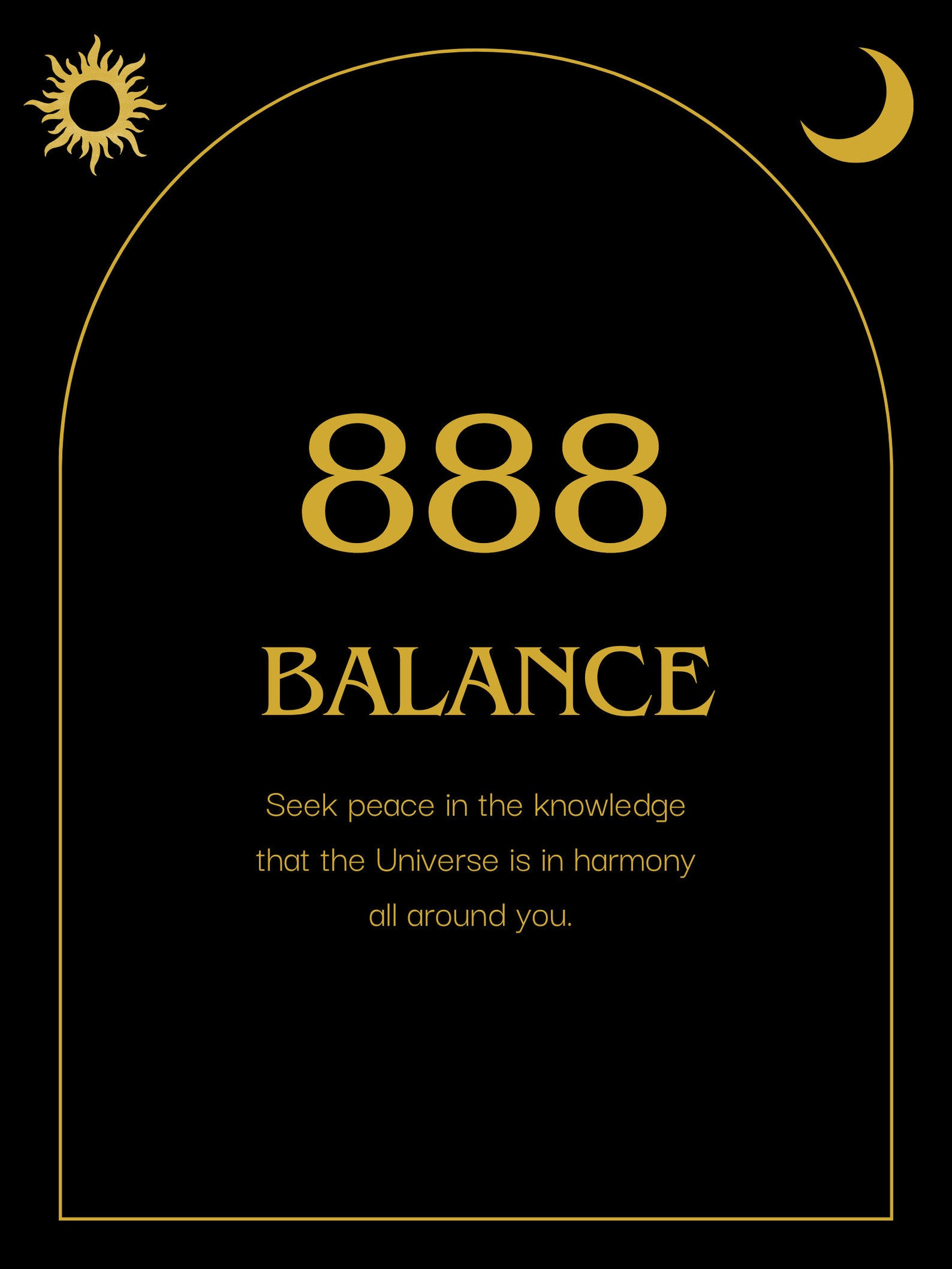 888 Angel Numbers Poster Night - Etsy