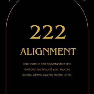 222 Angel Numbers Poster Night - Etsy