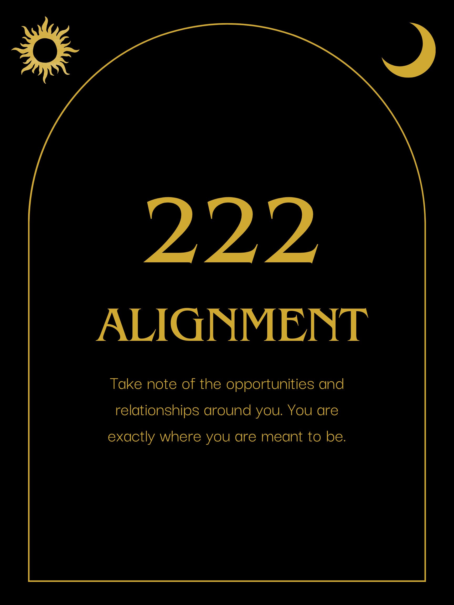 222 Angel Numbers Poster Night - Etsy