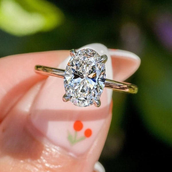 Crushed Ice Diamond Ring - Etsy