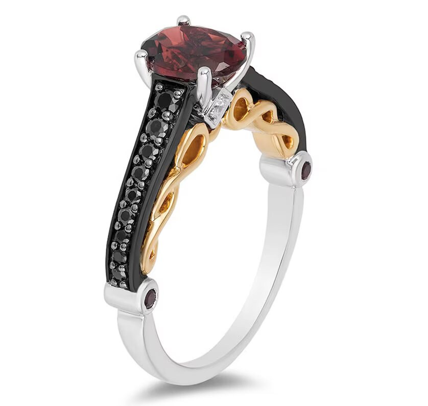 Enchanted Disney Ring, Enchanted Disney Villains Evil Queen Oval Cut ...
