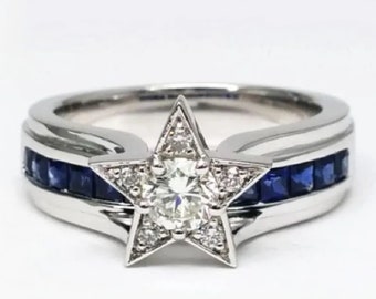 New Dallas Cowboys National Football Championship Ring in 935 Argentium ...