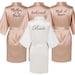 Wedding Bride Bathrobe Team Bride Robe Bridesmaid Robe Black Letters ...