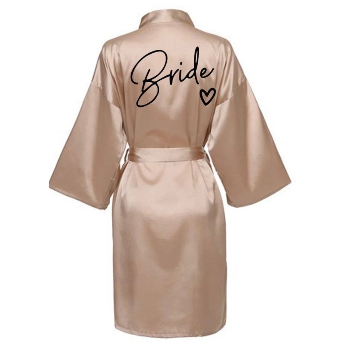 Team Bride Robe Wedding Supplies Kimono Satin Bridesmaid Personalized ...