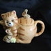 Ginger Tabby Cat Teapot With Mice - Etsy
