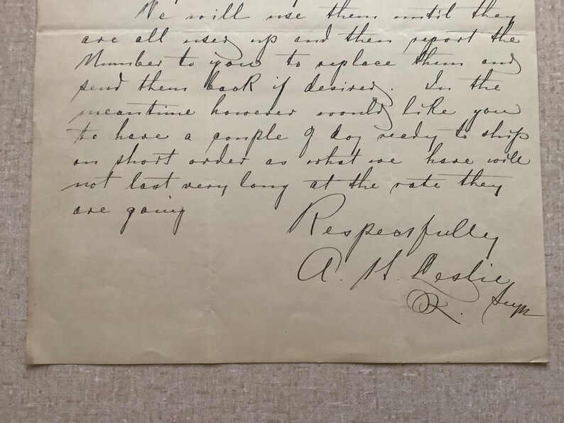 Antique Letter From Workhouse in 1907: Handwritten Allegheny County ...