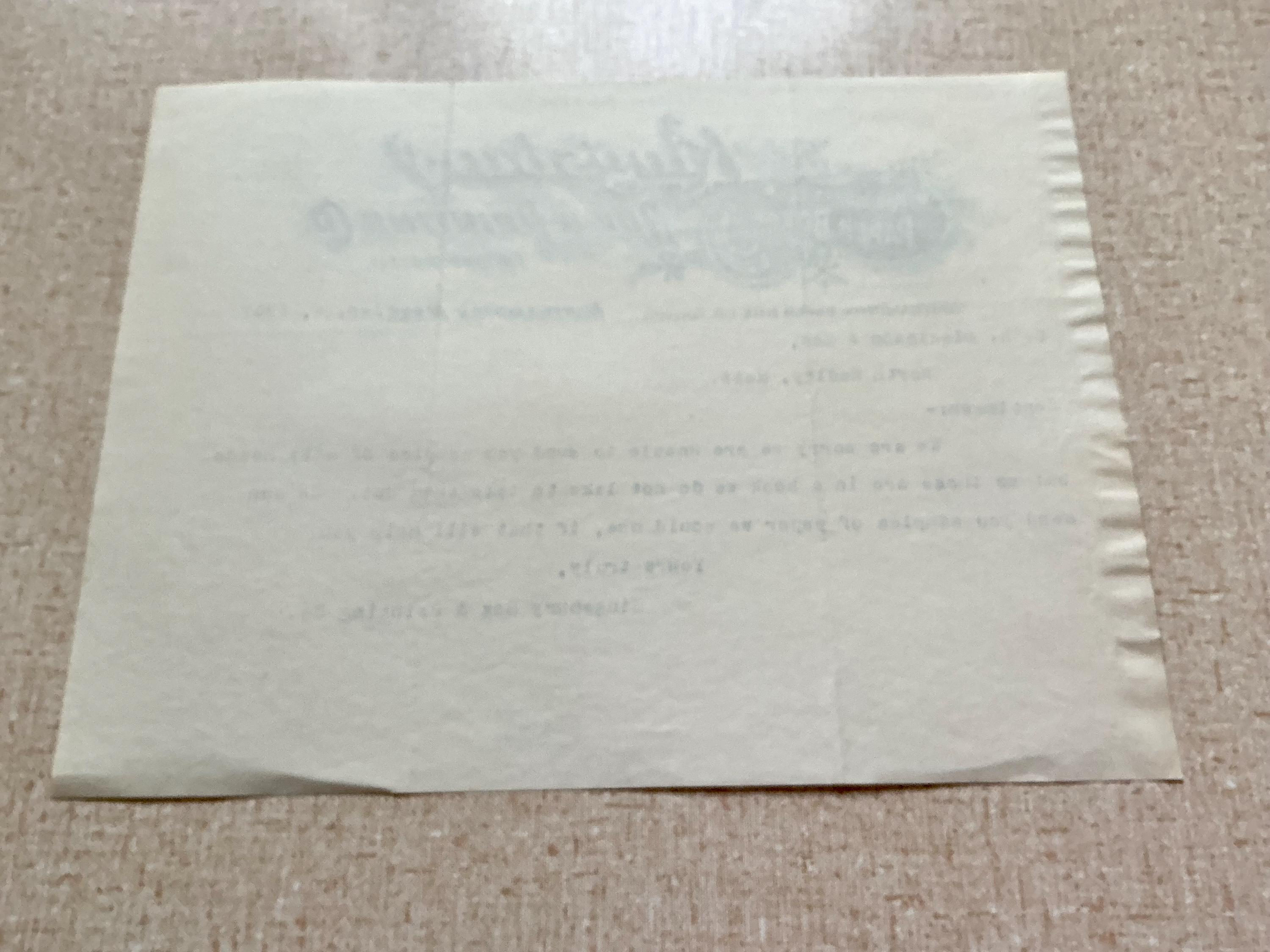 Antique Letterhead: 1907 Request- Bill Head Samples, Kingsbury Box ...