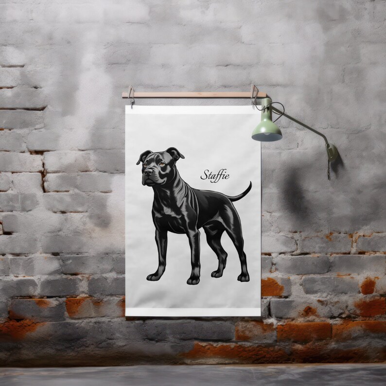 DIGITAL: Staffordshire Bull Terrier staffie. Unique AI Generated ...