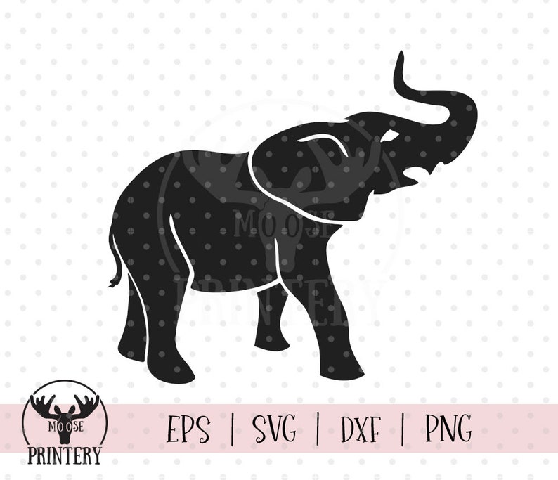 Alabama Elephant Svg Png Dxf Eps Cut Files for Cricut, Silhouette ...