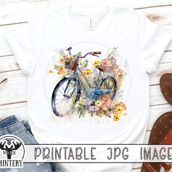 Floral Bicycle - Etsy