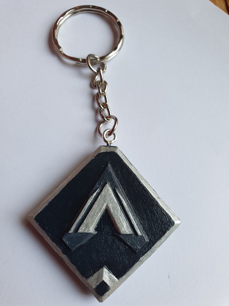 Apex Silver Rank Badge Plastic Keyring - Etsy