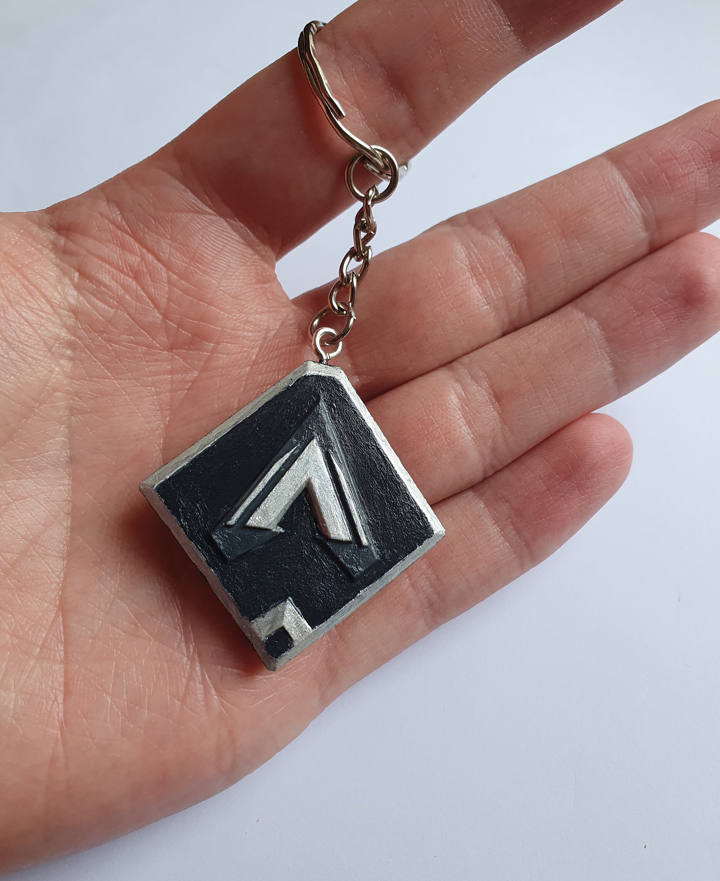 Apex Silver Rank Badge Plastic Keyring - Etsy