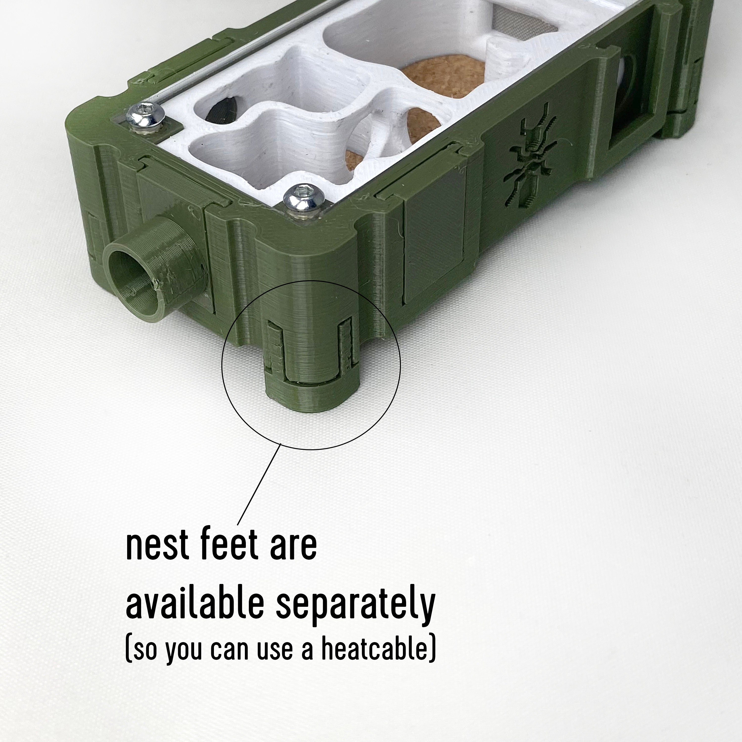 Ant Nest Natural Cork Inlay 5x10 Module | Formicaria Ant Supplies ...