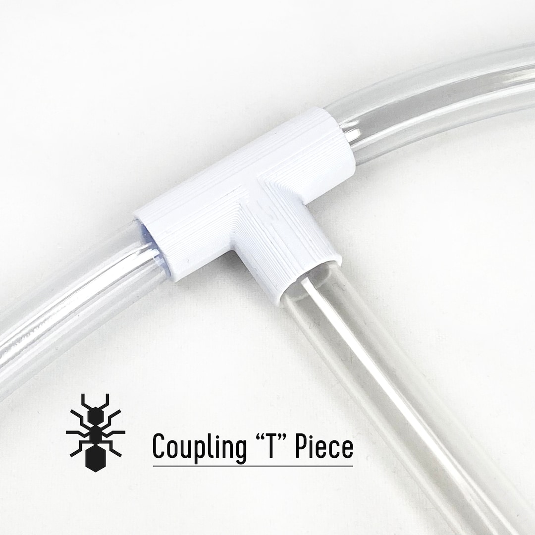 Ant Tubing Connectors Coupling T Piece | Formicaria Ant Supplies ...