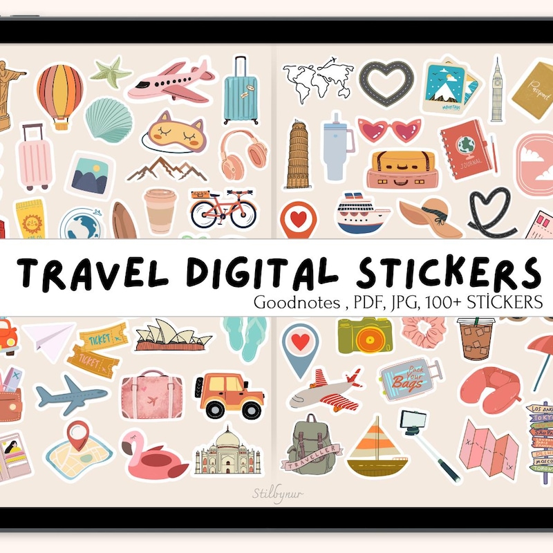 Travel Stickers - Etsy