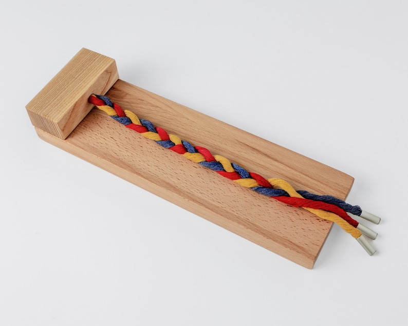 Montessori Braiding Board | Practical Life Toy | Weaving Activity ...