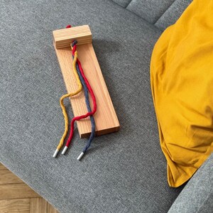 Montessori Braiding Board | Practical Life Toy | Weaving Activity ...