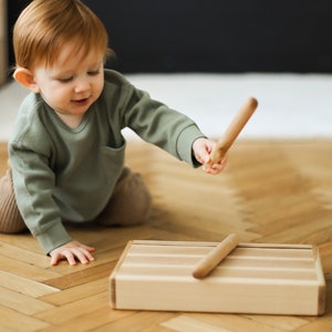 Wooden Rhythm Claves Sticks - Musical Instrument for Kids - Montessori ...