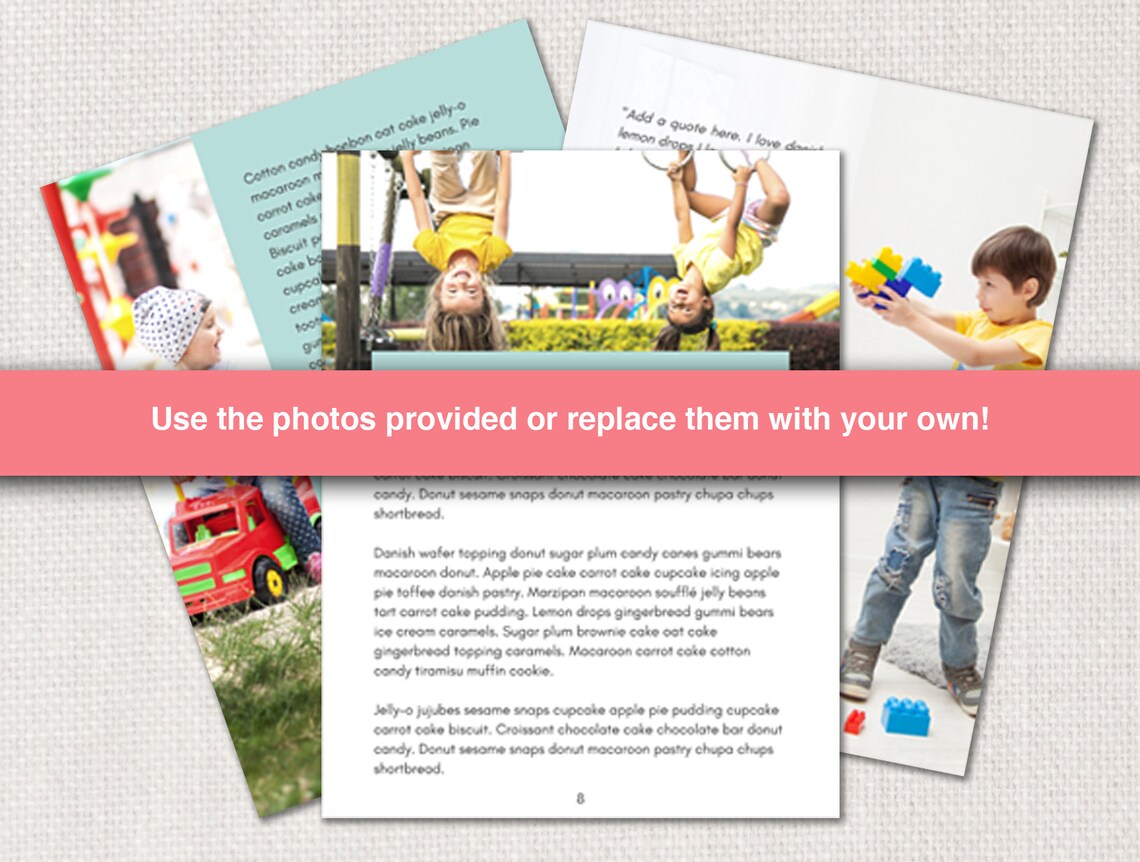Ebook Template Parenting, Kids Ebook Template Canva, Canva Ebook ...