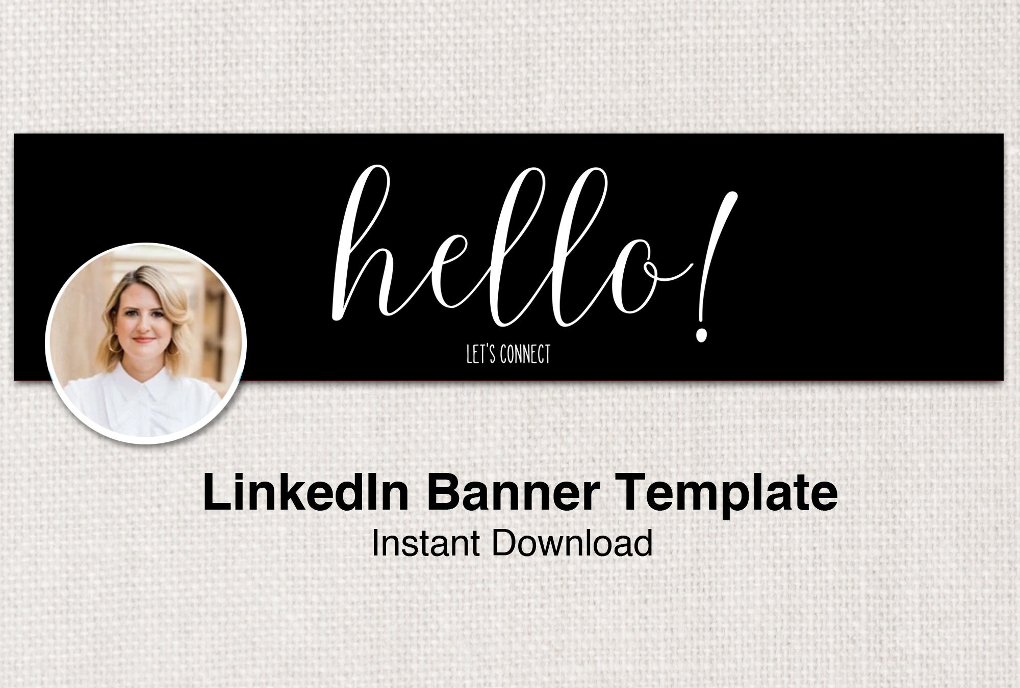 Linkedin Banner Business Profile Banner Social Media Banner - Etsy