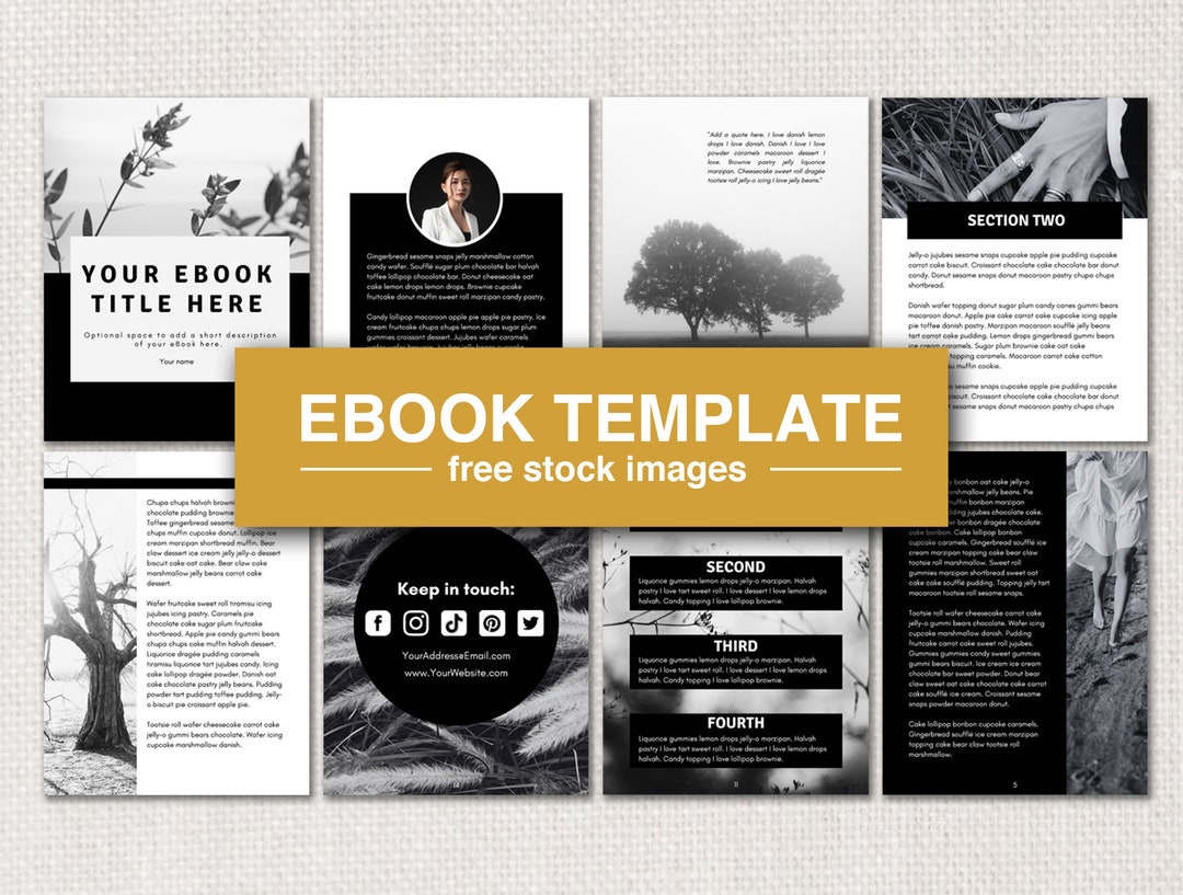 Ebook Template Business, Ebook Template, Lead Magnet Template, Ebook ...