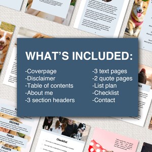 Dog Ebook Template, Pet Ebooks, Canva Ebook Template, Dog Trainer ...