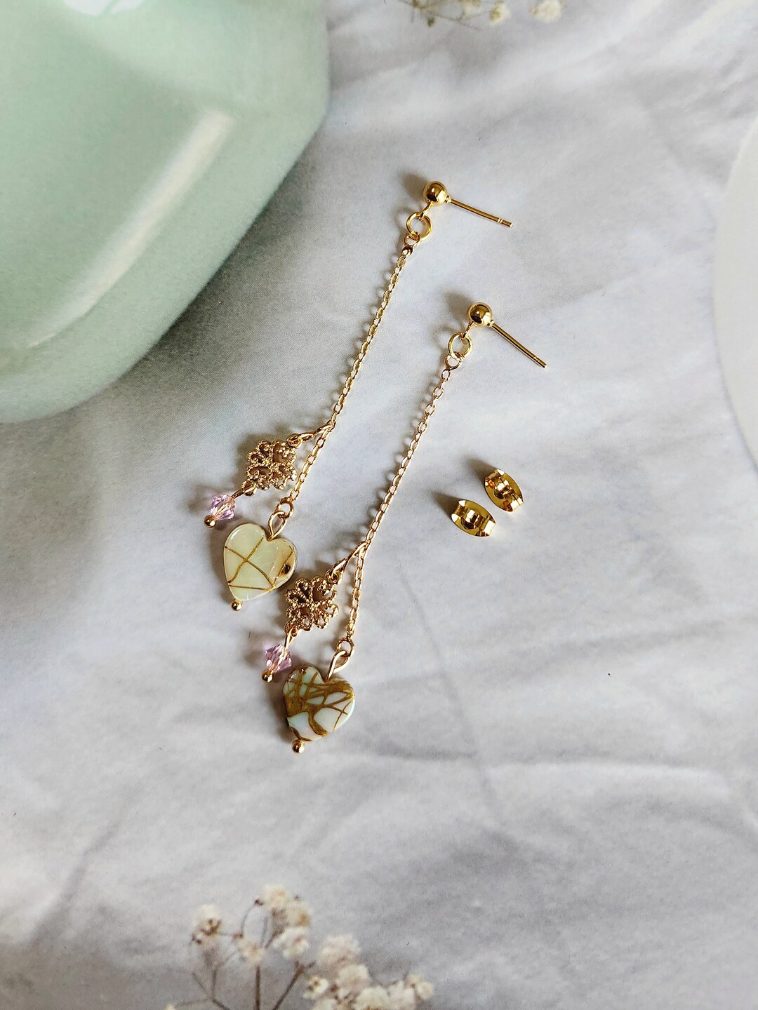 Cora | Simple, Elegant Hmong Inspired Dangle Earring. Gold Plated ...