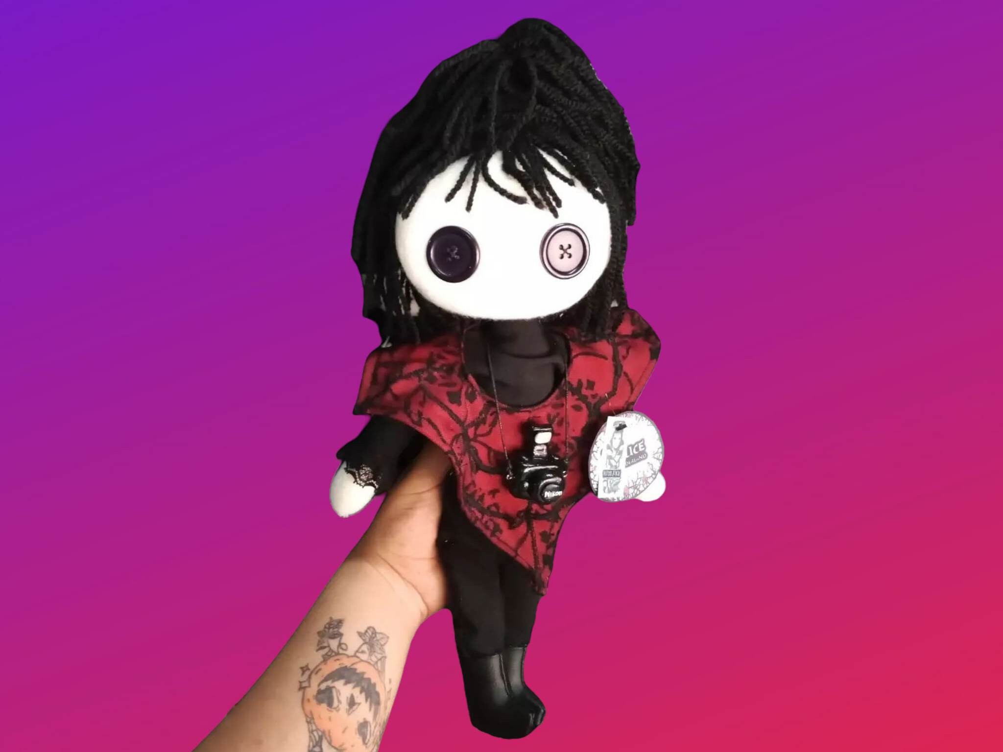 Lydia Deetz Plush Doll From Beetlejuice - Etsy