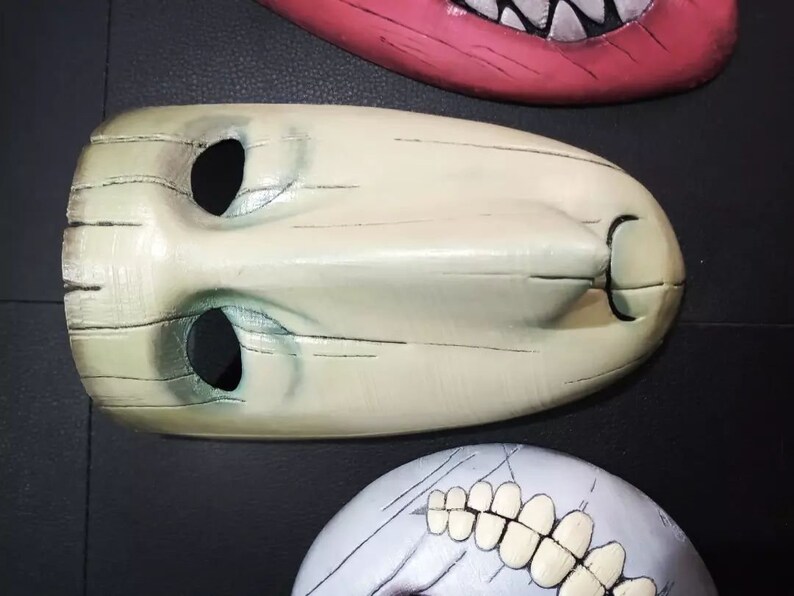 Shock, Lock and Barrel Masks From the Nightmare Before Christmas - Etsy
