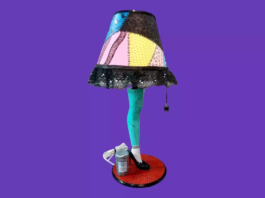 Sally Leg Lamp With Jar - Etsy