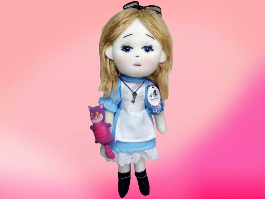Alice in Wonderland Plush Doll - Etsy